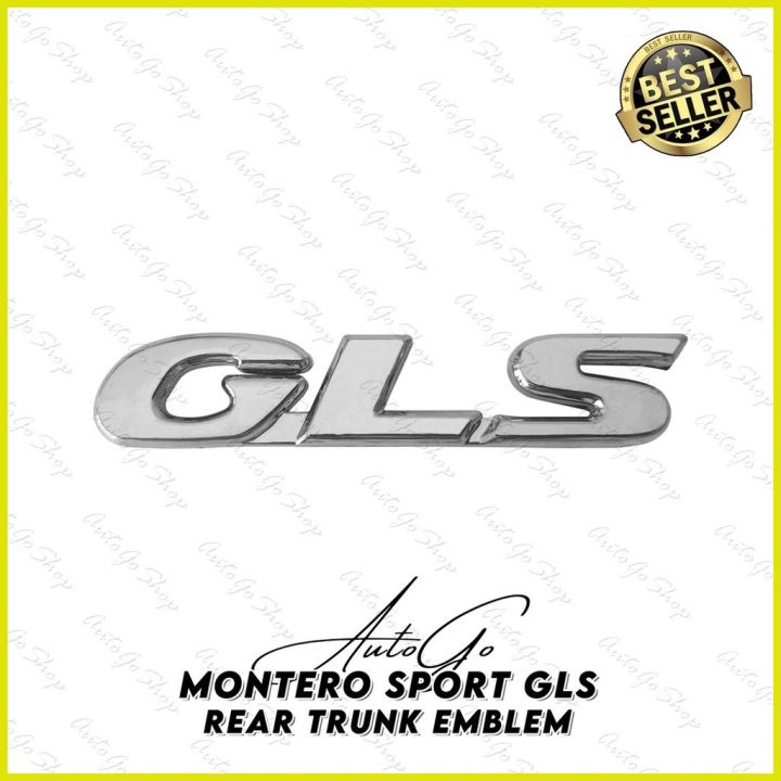 GLS Rear Trunk Emblem for Montero Sport (Chrome) | Lazada PH