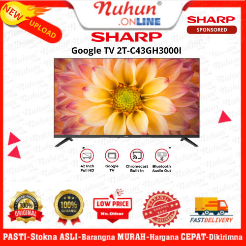Sharp LED TV 2K Google TV 2T-C43GH3000i 43 Inch | Lazada Indonesia