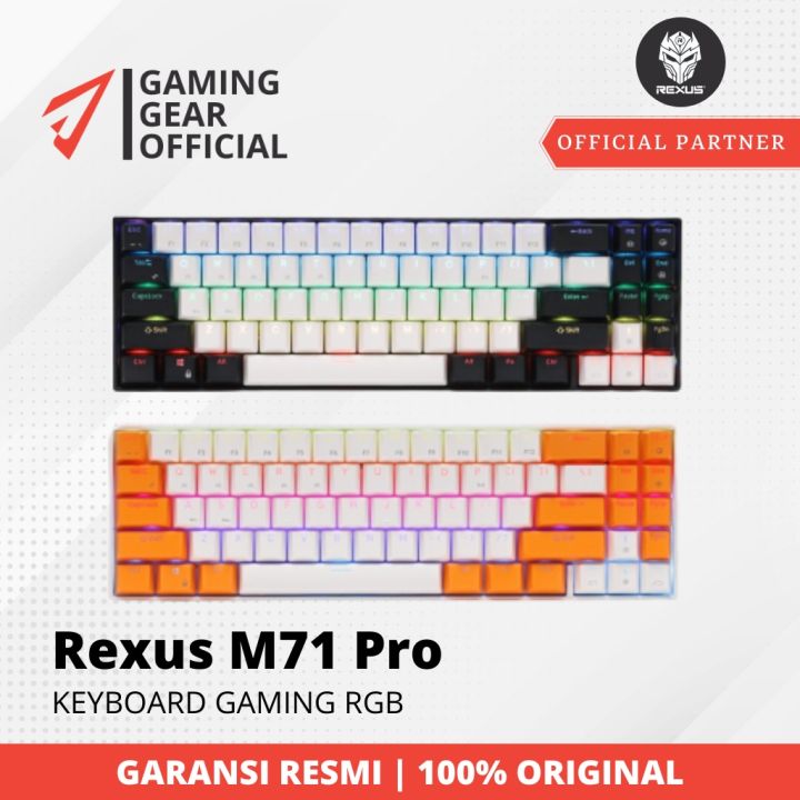 [100% ORI] Rexus Daxa M71 Pro Wireless Mechanical Gaming Keyboard ...