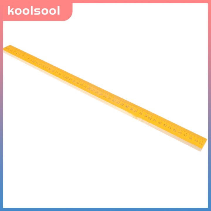 [koolsoobdMY] 50cm 20inch Wooden Metric Ruler Measuring Ruler Teacher ...