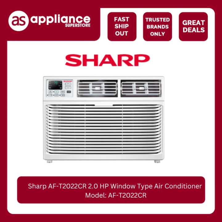Sharp AF-T2022CR 2.0 HP Window Type Air Conditioner | Lazada PH