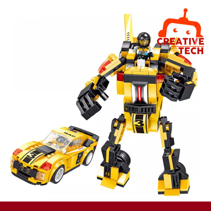 YELLOW ARMOUR RACING QL0713 ZHE GAO Racing Car Blocks (Building Blocks ...