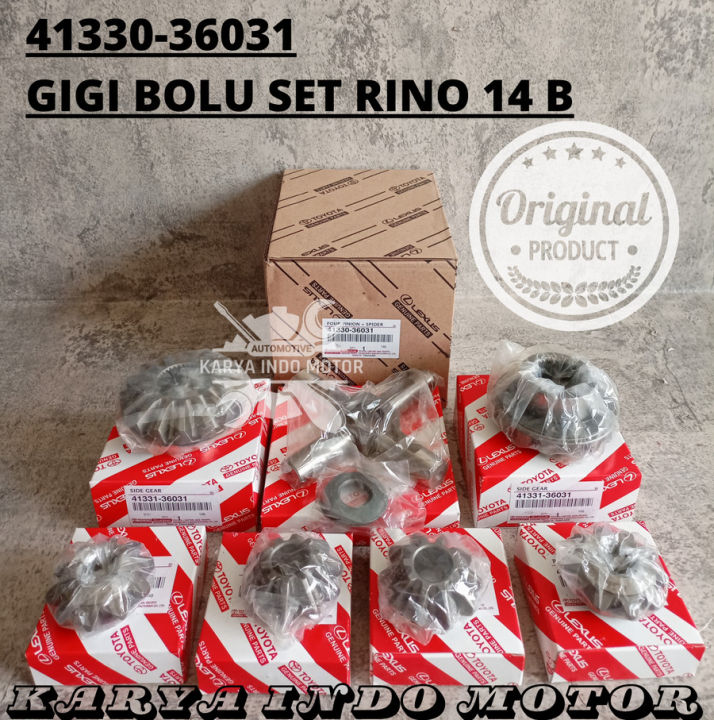 GIGI BOLU SET GEAR PINION GARDAN DYNA RINO 14B 115PS 115PS 41330-36031 ...