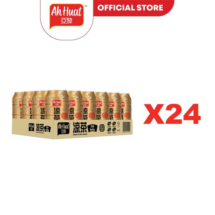[NEW] Ah Huat Herbal Tea 亚发凉茶 (310ml x 24 cans) | Lazada