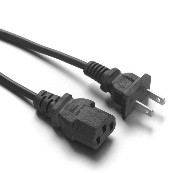 【SALE】AC CPU Power Cord US Plug Power Cord Socket 1.2m Extension Cord With 2 Pins Suitable For ...