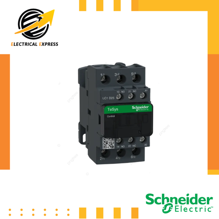LC1D25E7 / Schneider / แมกเนติก / Magnetic contactor / LC1D / 3P 25A ...