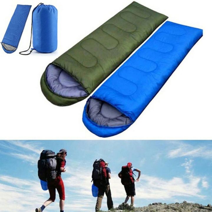 Sleeping Bag Blue ถุงนอน แบบพกพา สำหรับเดินทาง มี 2 สีให้เลือก ถุงนอน ...
