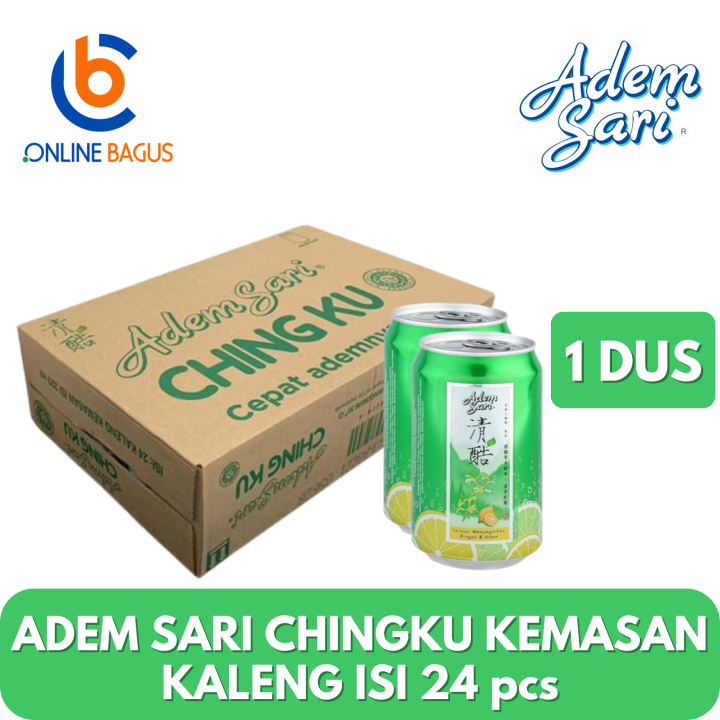 Adem Sari Ching Ku Kaleng Karton (isi 24) | Lazada Indonesia