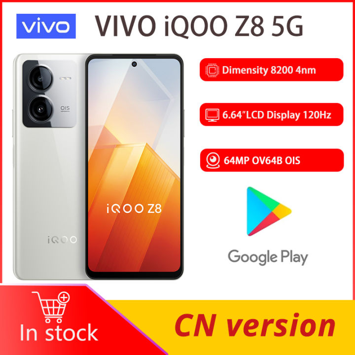 Vivo iQOO Z8 smartphone 5G 6.64 inch LCD Dimensity 8200 Octa Core 120W SuperFlash Charge 64M ...