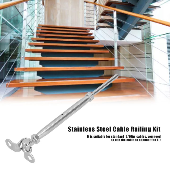 Stainless Steel Cable Railing Kit Weatherproof High Tensile Strength ...
