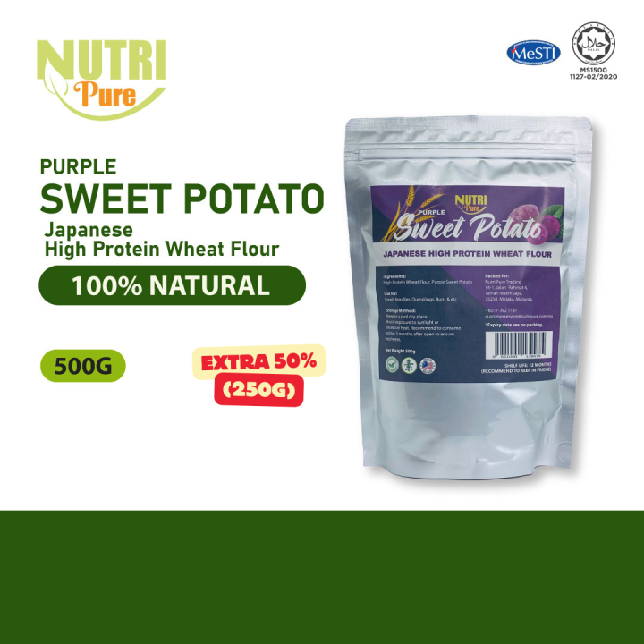 Nutri Pure Purple Sweet Potato Japanese High Protein Flour 750g ...