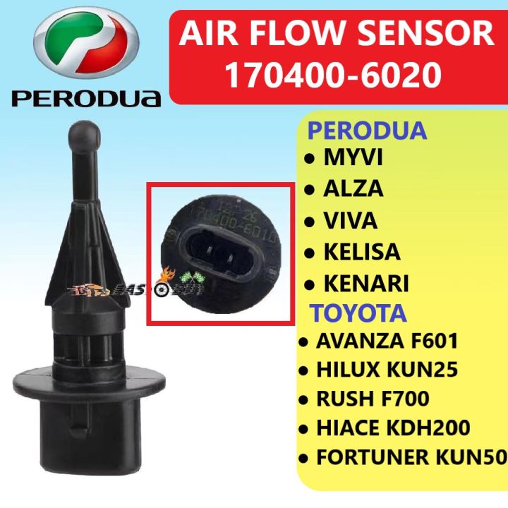 AIR FLOW SENSOR AIR TEMPERATURE INTAKE SENSOR - PERODUA MYVI ALZA VIVA ...
