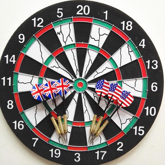 Professional Double-sided Darts Board Set【With Darts】Champion Original ...