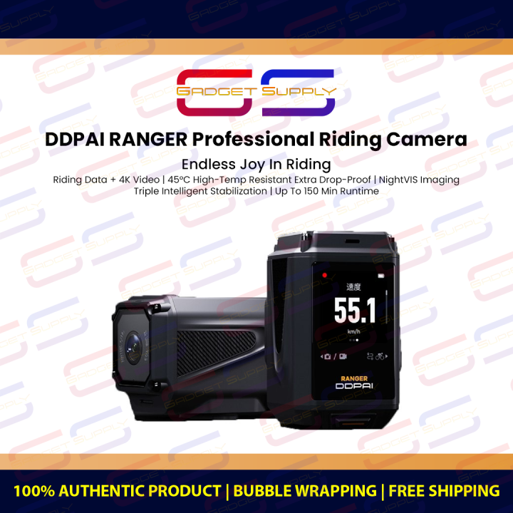 DDPAI Ranger 4K Rider IP67 Waterproof Motorcycle Motor Dash Cam | Lazada