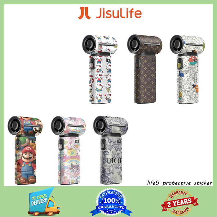 JISULIFE LIFE9 handheld fan sticker is suitable for multi-element ...