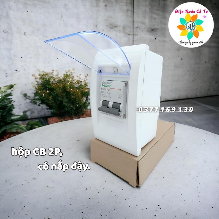 Hộp bảo vệ CB 2P 3P CB chống giật có nắp đậy | Lazada.vn