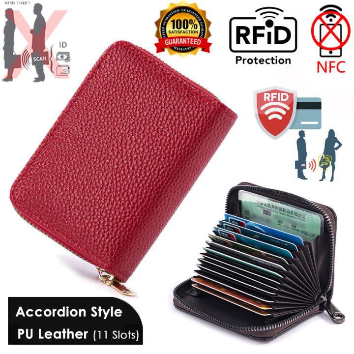 【LAZ TOP】RFID Blocking Card Holder Credit Card Wallet RFID Blocking ...
