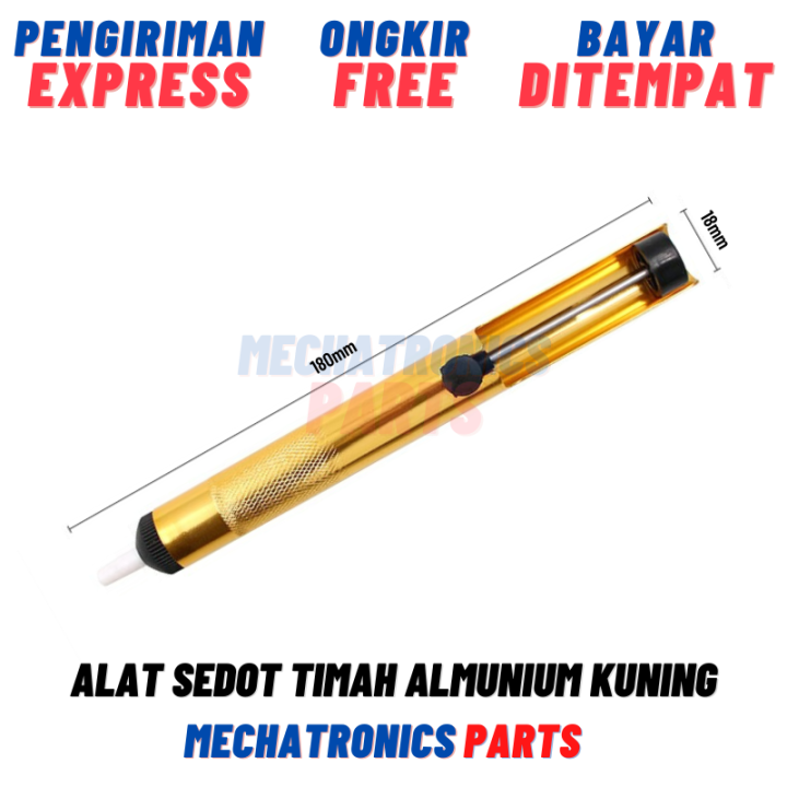 Alat Sedot Timah 18Cm Almunium Kuning Solder Attractor Desoldering Pump ...