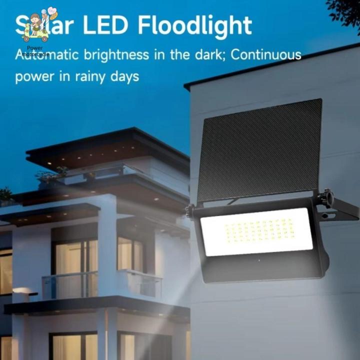 QIXING Auto on/Off Solar Garden Floodlight Foldable Design Human Body ...