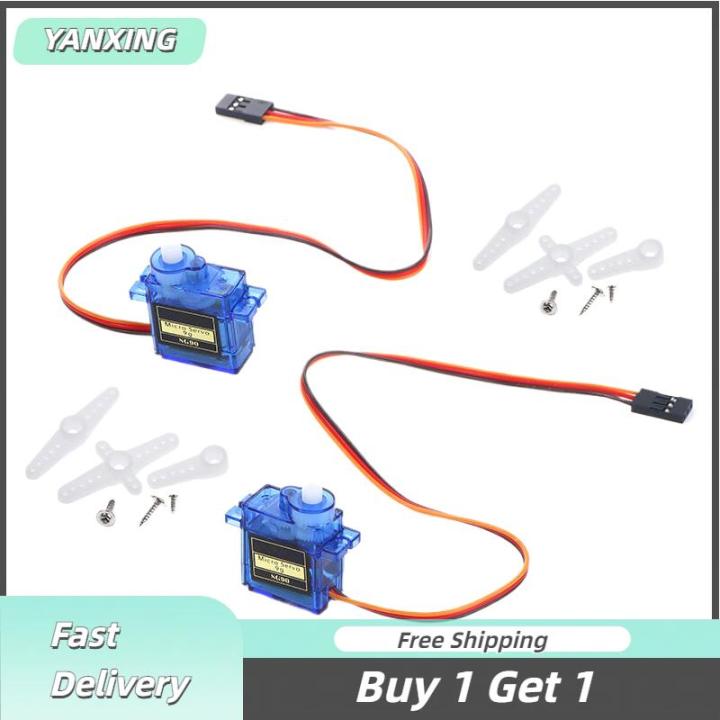YANXING มอเตอร์เซอร์โวดิจิตอลขนาดเล็ก SG90 9g มอเตอร์เซอร์โว180 360องศา ...