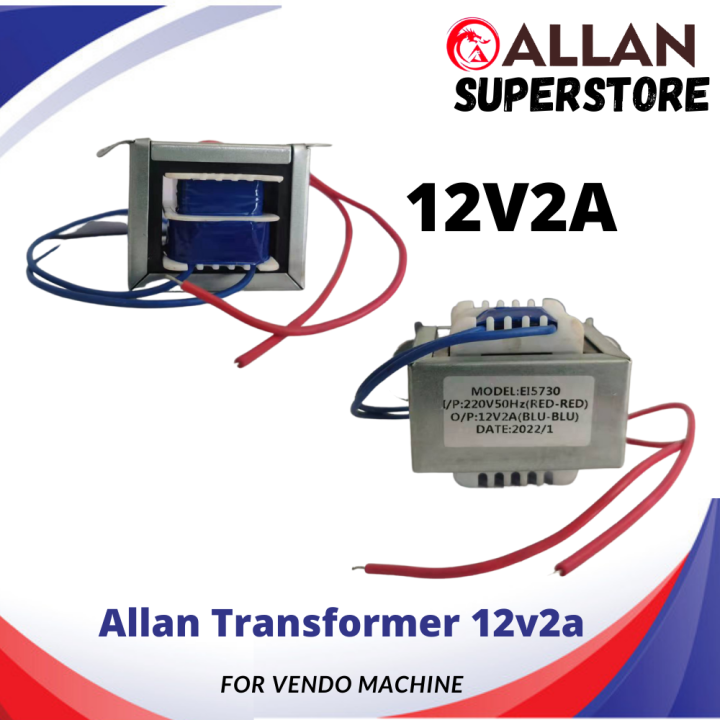 Allan 12V 2A TRANSFORMER 220V - 12V DC 2amps for Pisonet/ Piso Net/ Piso Wifi / Pisowifi /Tubig ...