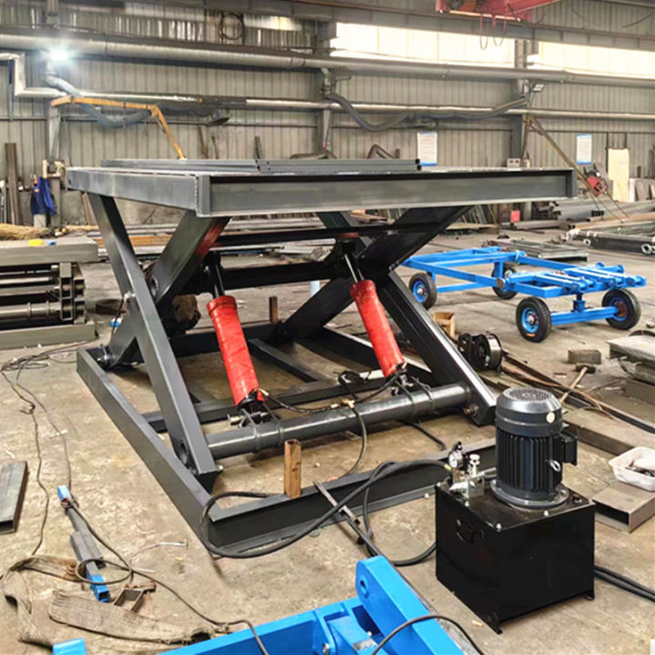 Customized lifting platform 3 tons fixed scissor lift 5 tons loading ...