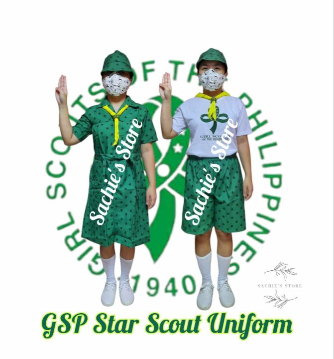 [School Uniform] 6in1 Girl Scout Star Set or GSP Shirt Only [GSP ...