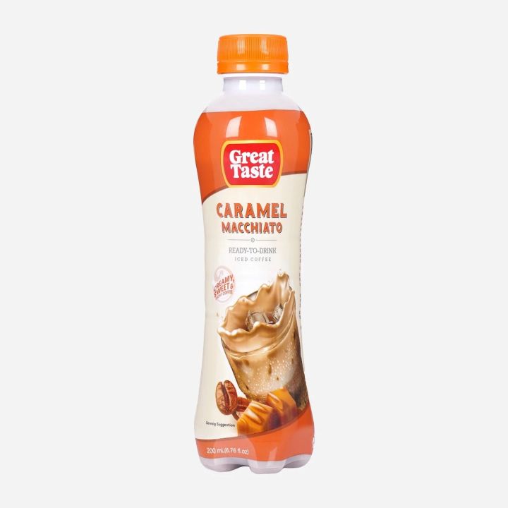Great Taste Iced Coffee Caramel Macchiato 200mL | Lazada PH