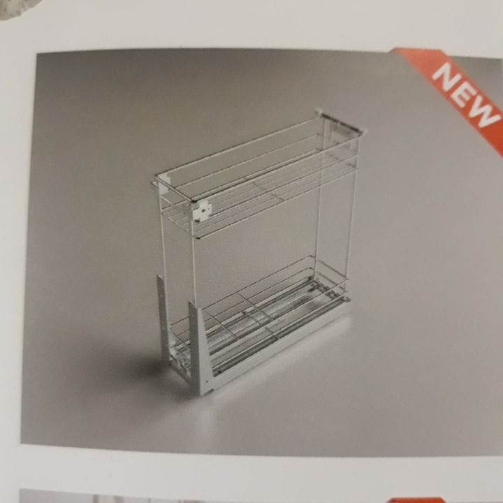 Rak botol dan bumbu Stainless Steel kabinet 150 mm | Lazada Indonesia