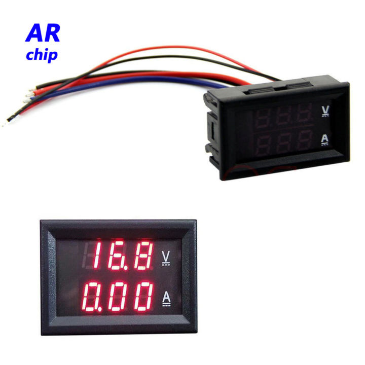 Original 0.28 inch Red Dual LED Display DC 100V 10A MINI Digital ...
