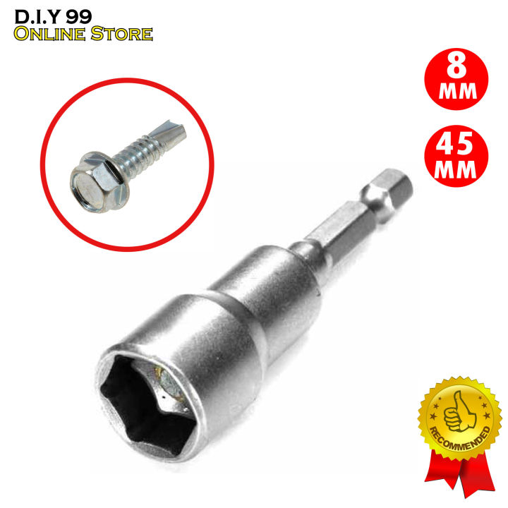 Magnetic Crump Bit Hex Nut Setter Screw Driving Bit for Power Tools ...