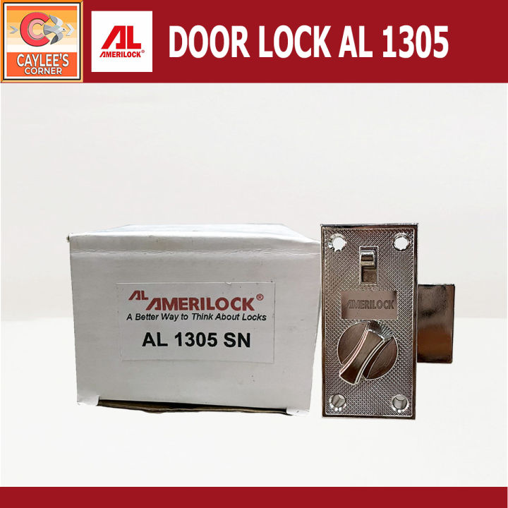 AMERILOCK Heavy duty Aluminum Door Lock in Satin finish with 3 keys ...