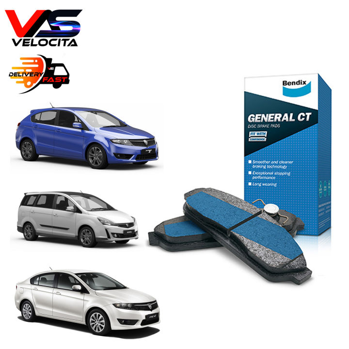 BENDIX FRONT BRAKE PADS PROTON EXORA PREVE SUPRIMA S GENERAL CT ...