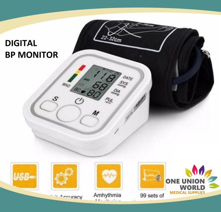 Digital Blood Pressure Monitor Digital BP Monitor Electronic Digital ...