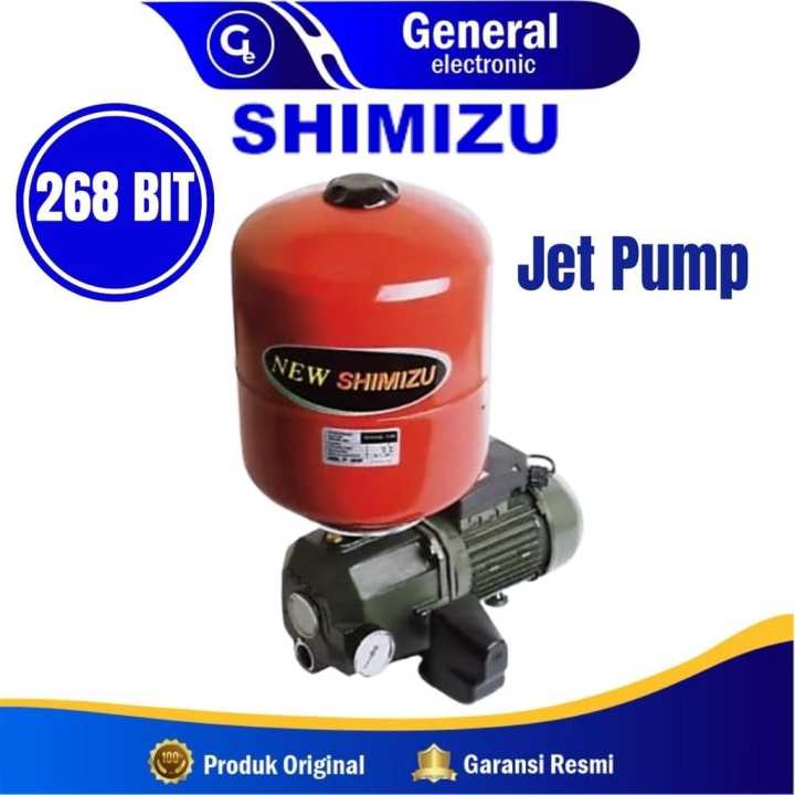 Pompa air Jet Pump Otomatis shimizu jetpump 268bit ( Sumur Dangkal ...