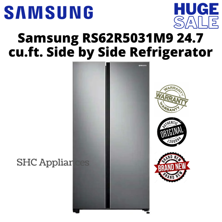 Samsung RS62R5031M9 24.7 cu.ft. Side by Side Refrigerator | Lazada PH