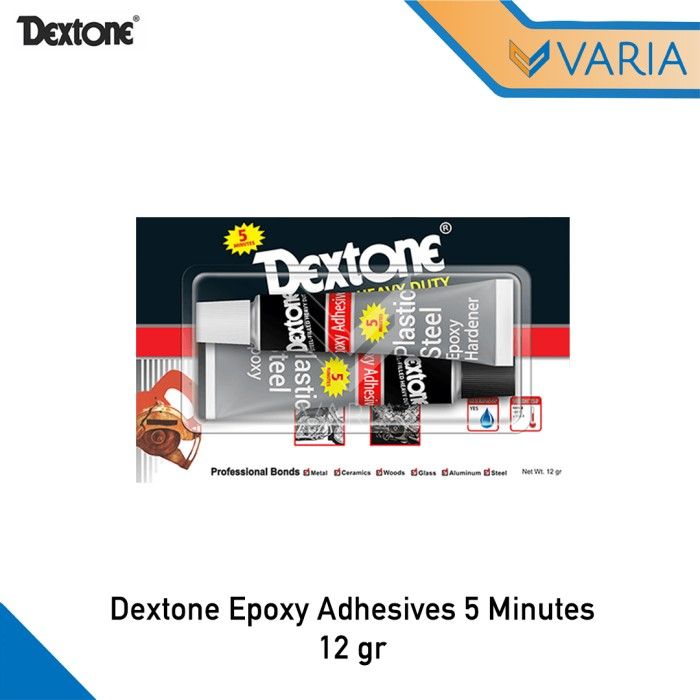 Dextone Epoxy Adhesive Plastic Steel 5 Menit 12 gr Eco Pack Lem Besi ...