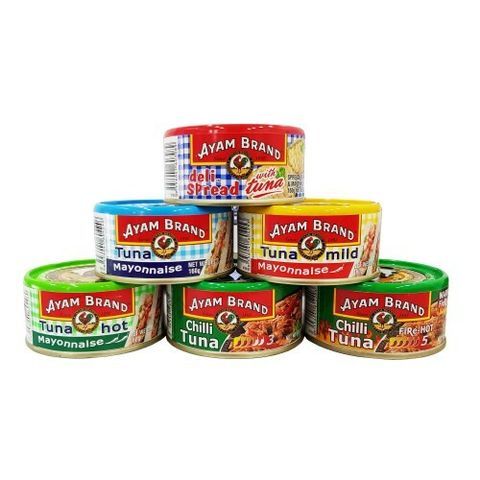 AYAM BRAND Tuna Mayonnaise, Tuna Mild Mayonnaise, Deli Spread With Tuna ...