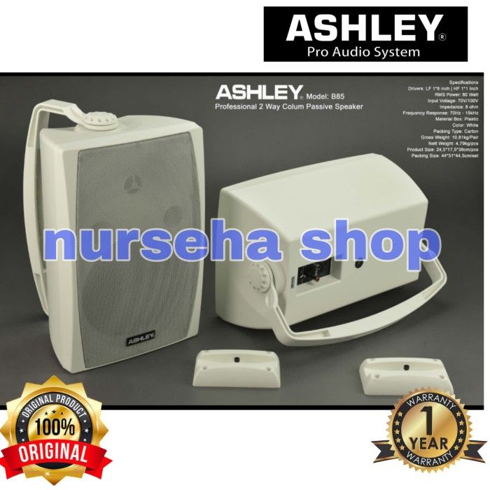 Speaker pasif 8 inch speaker cafe original Ashley b85 white | Lazada ...