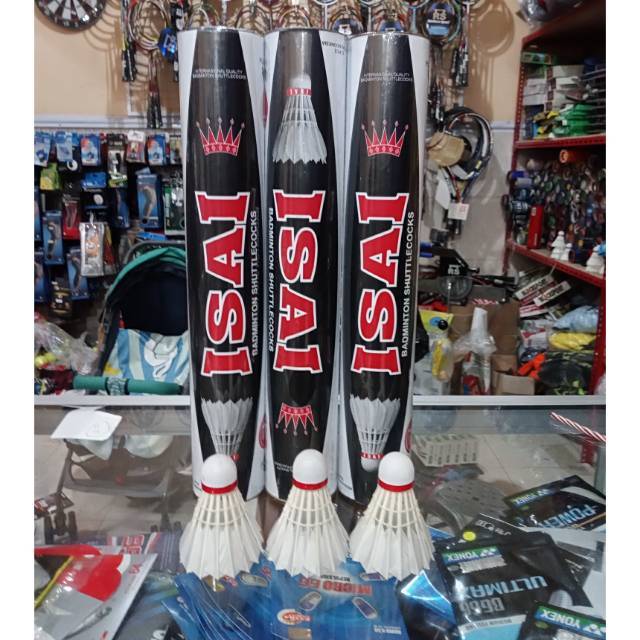 Shuttlecock badminton isai merah // kok badminton isai | Lazada Indonesia