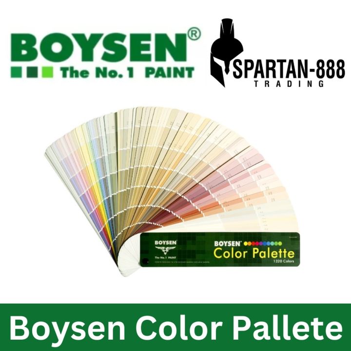 COD Boysen Color Palette Color Chart | Lazada PH