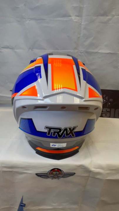 TRAX Helmet TZ301 BLACK RED-G3/ BLACK GREEN-G2/ WHITE BLUE-G1 (PSB ...
