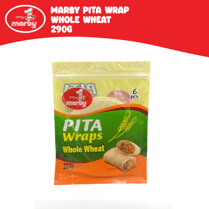 Marby Pita Wrap Whole Wheat - 290g | Lazada PH