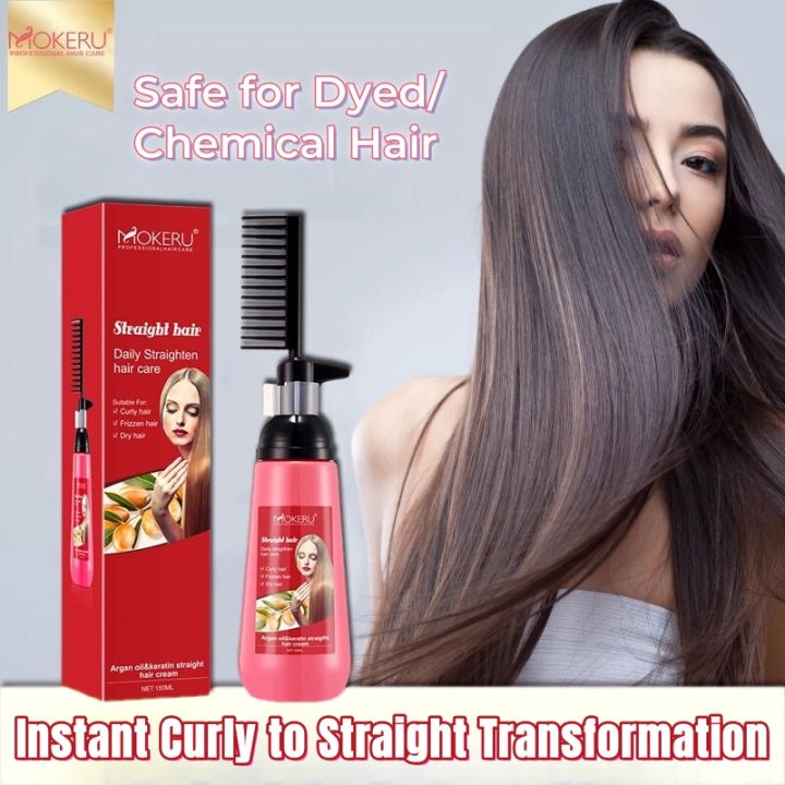Macino Professional Hair Straightening Cream150ml| Iron-Free Softening ...
