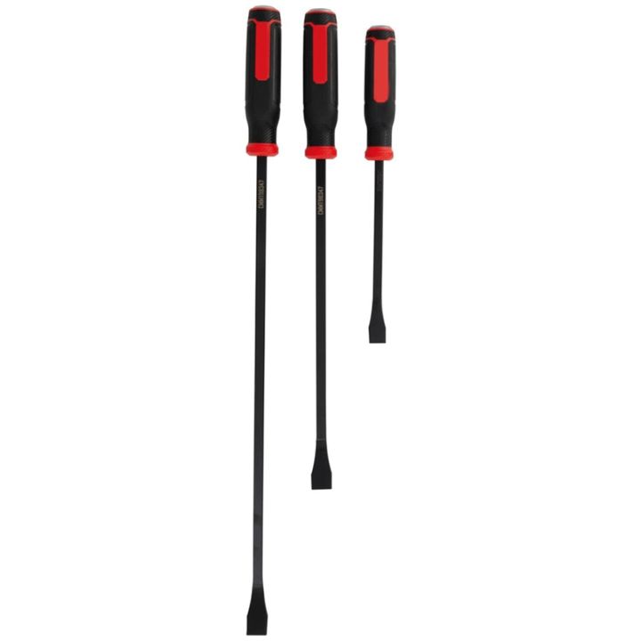 (EPIJ) 3 Piece Pry Bar Set Crow Bar Includes 12Inch, 18Inch and 24Inch ...
