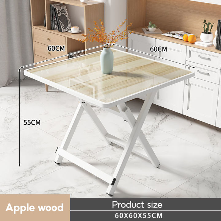 Portable Black home simple small table dormitory outdoor booth night ...