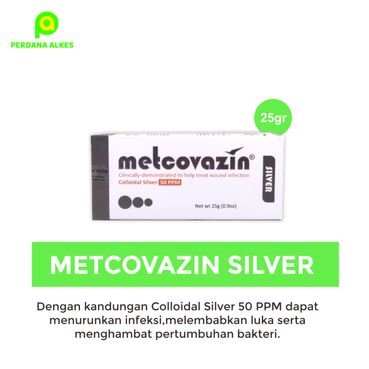 Metcovazin Silver 25gr Salep Luka | Lazada Indonesia
