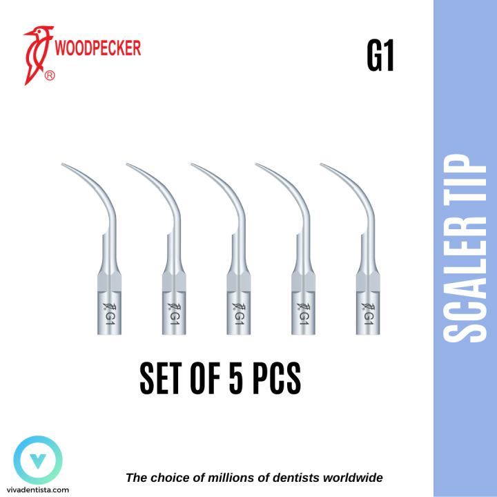 WOODPECKER Ultrasonic Scaler Tip (G1) (5pcs/pack) | Lazada PH