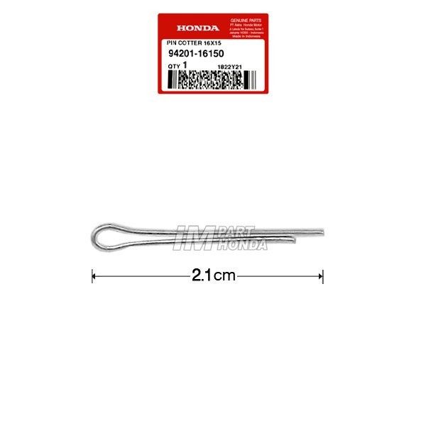 94201-16150 Pin Kawat Kancingan Foot Step Pin Cotter 1.6X15 Cub Matic ...