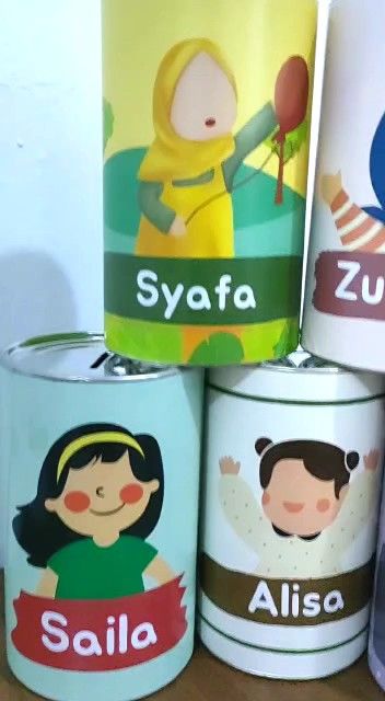 Celengan Custom Nama Anak Estetik Girl | Lazada Indonesia